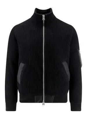 Sacai Wool Cardigan - Black