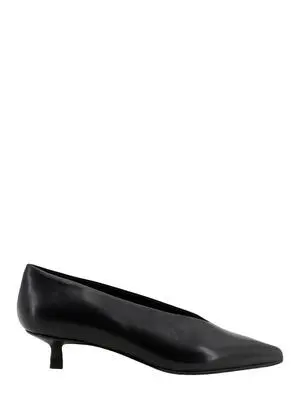 AEYDĒ AEYDE Clara Leather Decollete Pumps