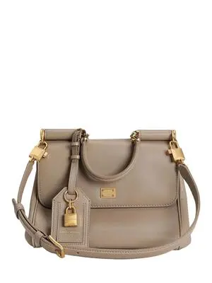 DOLCE & GABBANA Dolce & Gabbana My Sicily Leather Handbag