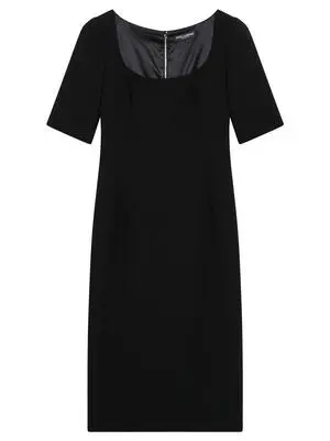 Dolce & Gabbana Wool Crêpe Dress - Black