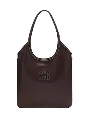 Miu Miu Leather Handbag - Brown