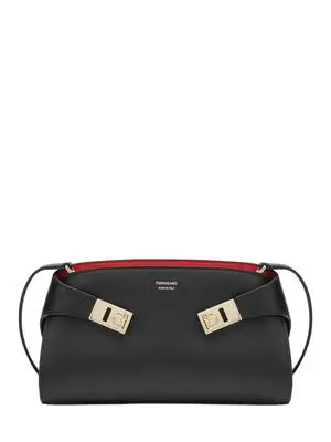 FERRAGAMO Hug Mini Crossbody Bag - Black