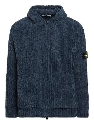 Stone Island Chenille Hoodie - Blue