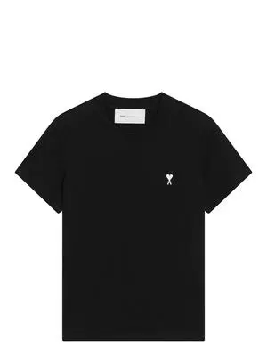 AMI Paris De Coeur T-shirt - Black