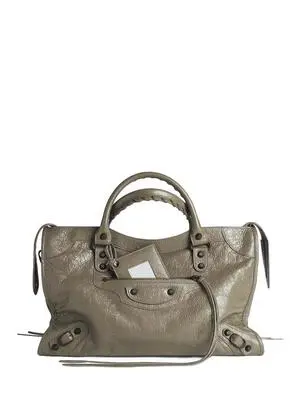 Balenciaga Le City Medium Bag In Military - Green