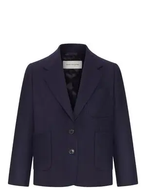 Dries Van Noten Navy Wool Single-breasted Blazer - Blue