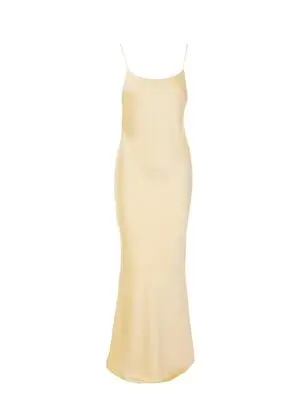Andamane The Attico Maxi Ninfea Dress - Yellow