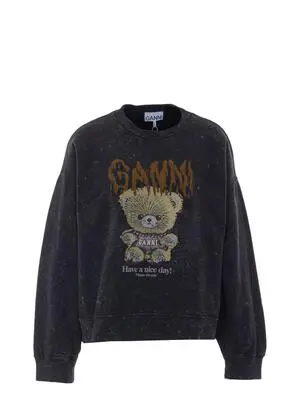 GANNI Teddy Sweatshirt - Gray