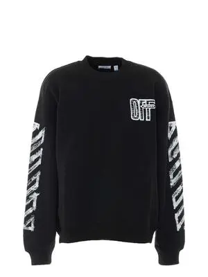 Off-White Motion Arrow Skate Sweatshirt - Black