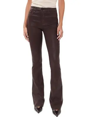 L'AGENCE Ruth Straight Coated Jeans