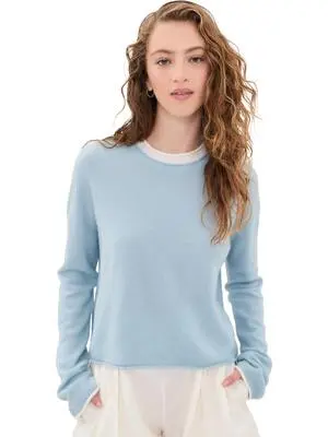LA LIGNE Dominick Sweater - Sky/ivory
