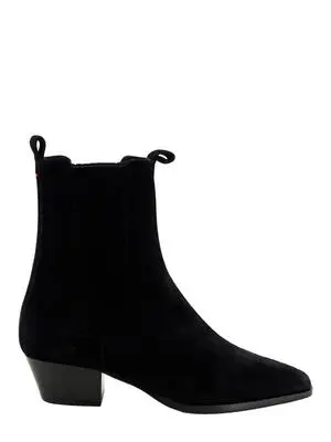 AeydĒ Suede Ankle Boots - Black