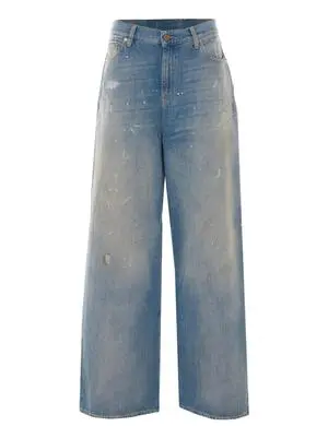 GOLDEN GOOSE Melody Boyfriend Jeans - Blue
