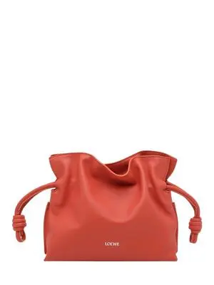 Loewe Loewe Women Mini  Flamenco Clutch Bag Orange