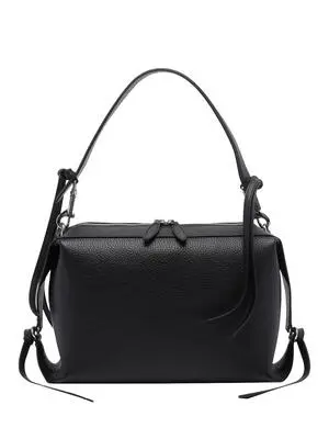 Yuzefi Yuzefi Women Bento Leather Shoulder Bag Black