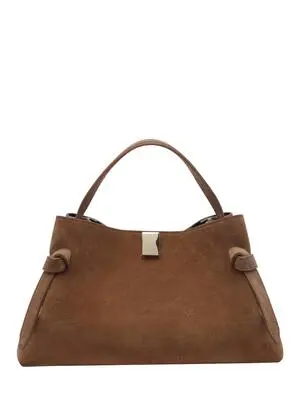 Yuzefi Suede Gyoza Handbag - Multicolor