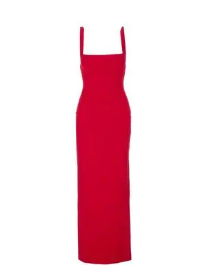Solace London The Joni Maxi Dress - Red
