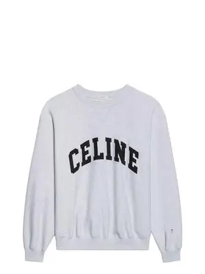 Celine Cotton Sweatshirt - Gray