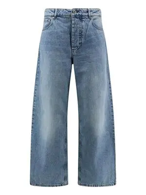 AMI Paris Blue Denim Jeans - Multicolor