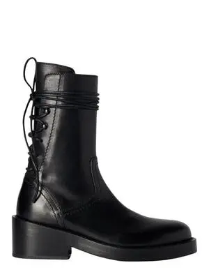 ANN DEMEULEMEESTER Herni Booties - Black