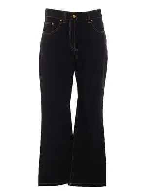 Versace Medusa Detail Jeans - Black