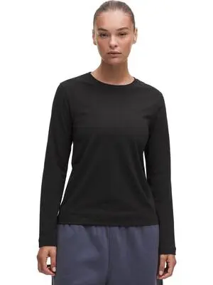 Lululemon The Classic Jersey Long-sleeve Tee Black