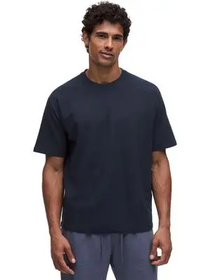 Lululemon Buttery Loopback Short-sleeve Shirt True Navy