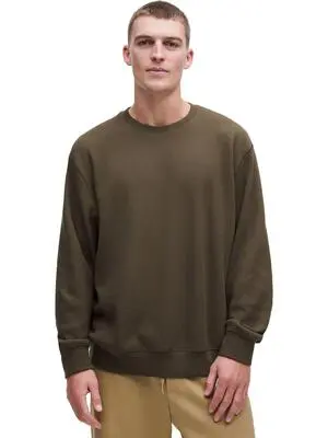 Lululemon Cotton-blend Waffle-knit Long Sleeve Olive Brown