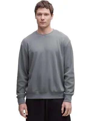 Lululemon Cotton-blend Waffle-knit Long Sleeve Solar Grey