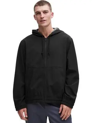Lululemon Cross Chill Casual Full-zip Hoodie Black