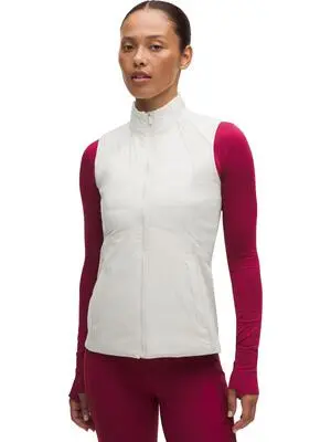 Lululemon Down For It All Running Vest Light Ivory