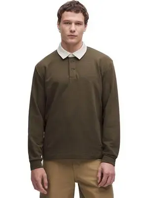 Lululemon Long-sleeve Rugby Shirt - Olive Brown