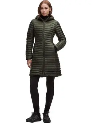 Lululemon Dna Down Long Jacket - Deep Forest