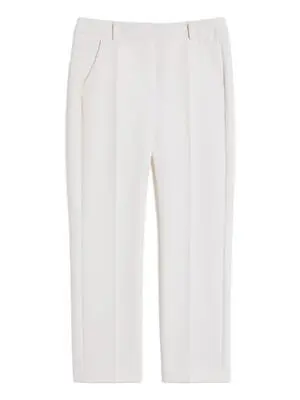 Max Mara Casual Pants With Belt Loops - Ivory