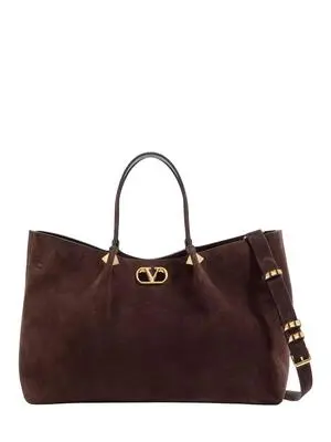 Valentino Garavani Suede Shoulder Bag - Multicolor