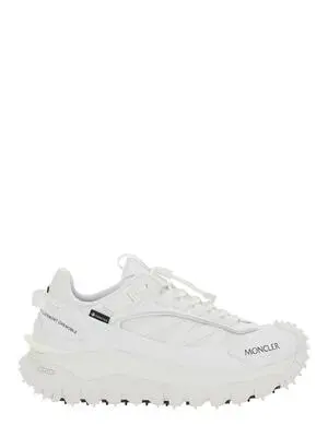 Moncler Moncler Women Low Sneakers 'Trailgrip Gtx' With Fabric Logo Detail White Women Multicolor