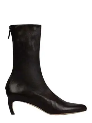 Victoria Beckham Harlow Leather Boots - Brown