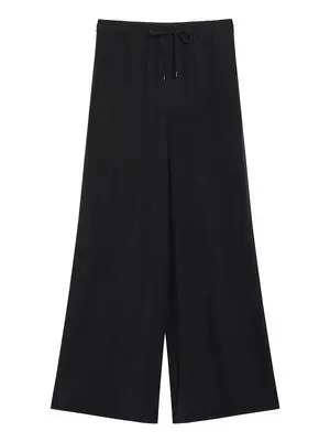 Max Mara Wide-leg Silk Trousers - Blue
