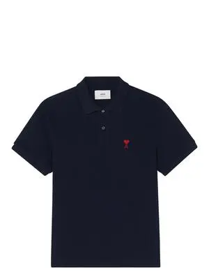 AMI Paris Polo De Coeur Midnight - Blue