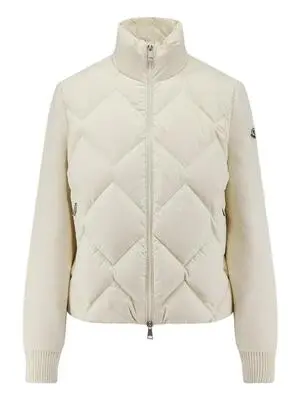 Moncler Moncler Women Wool And Cashmere Blend Padded Jacket Multicolor