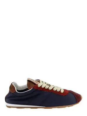 Miu Miu Nylon Sneakers With Suede Inserts - Multicolor