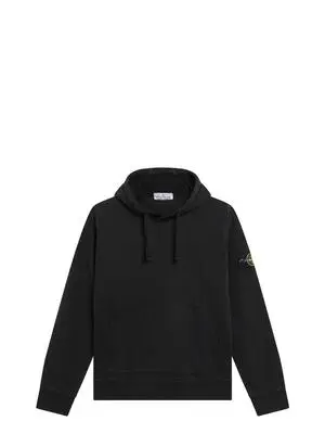 Stone Island Cotton Hoodie - Black