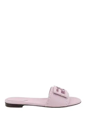 Fendi Fendi Women Leather Tube Sandals Multicolor