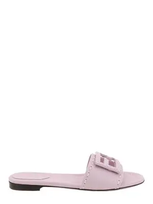Fendi Fendi Women Leather Tube Sandals Multicolor