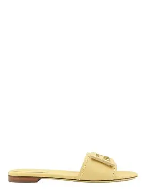Fendi Leather Tube Sandals - Multicolor