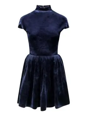 Alaïa Alaia Women Short Velvet Dress Multicolor