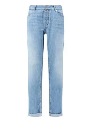 Brunello Cucinelli Blue Denim Jeans - Multicolor