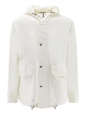 Brunello Cucinelli Cotton And Nylon Blend Jacket - Multicolor