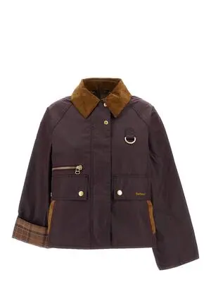 Barbour Giacca Cerata Cottingham - Viola
