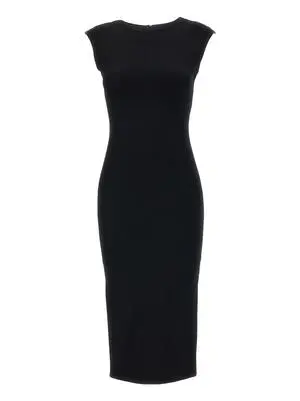 Jacquemus Abito La Robe Alba Midi - Nero